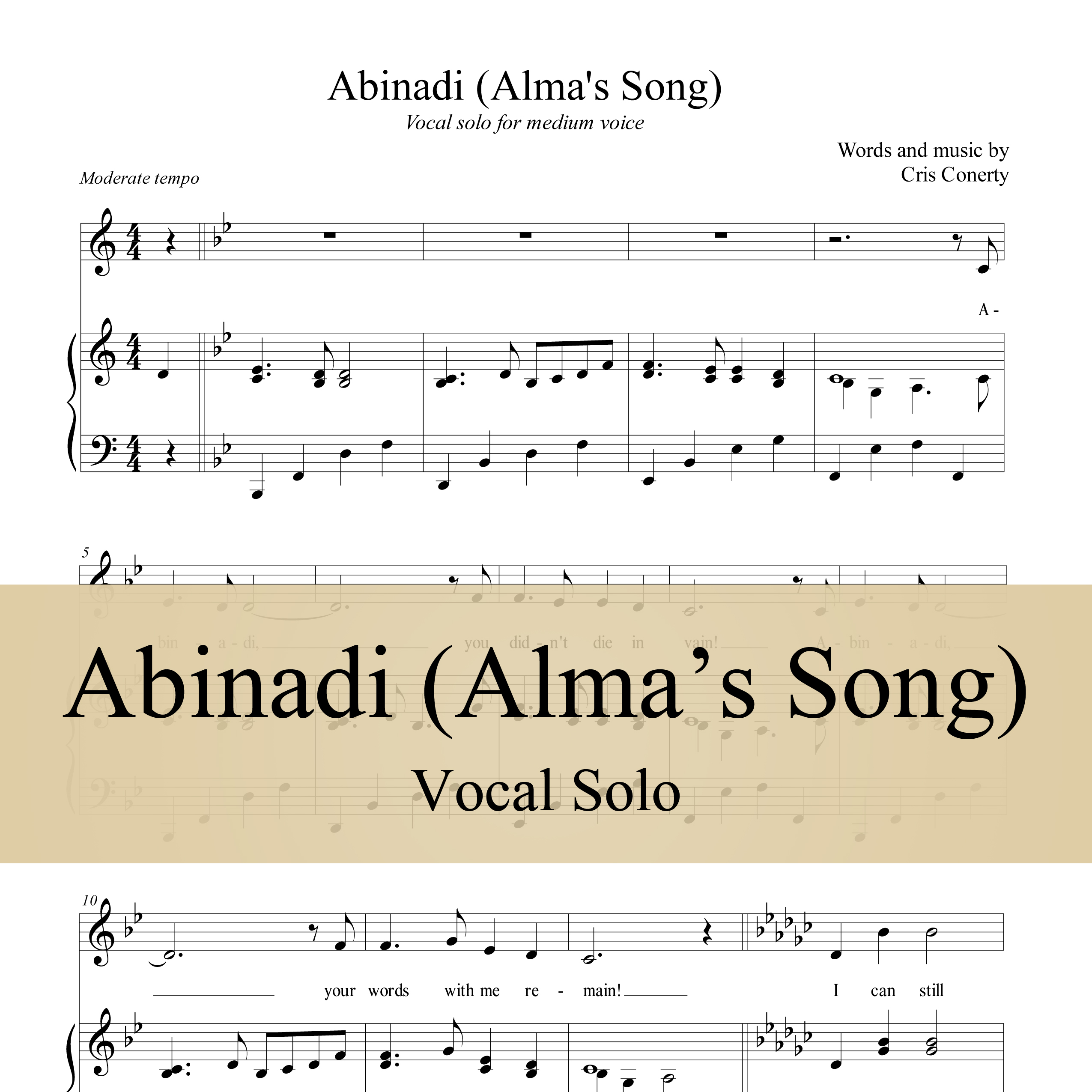 Abinadi (Alma's Song) - Vocal Solo - Alaina Larsen Creative