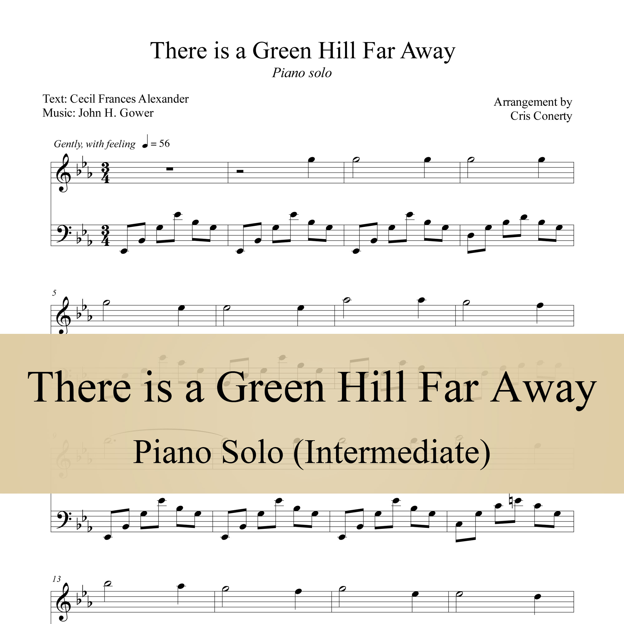 There is a Green Hill Far Away - Piano Solo (Intermediate) - Alaina ...